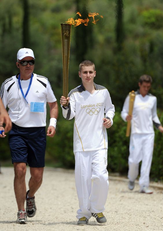 London Olympics: Olympic Flame for the London 2012 Games is lit in ...